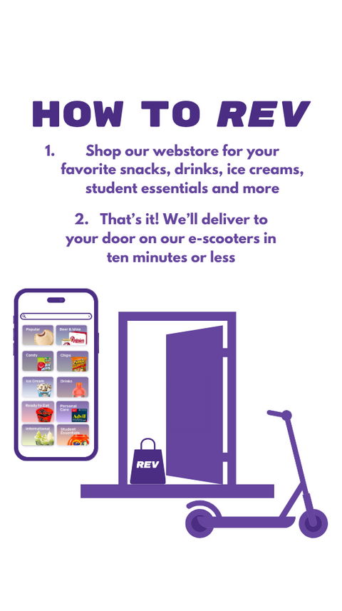 Delivery - Order Snacks, Drinks, Ice Cream, and More – REV