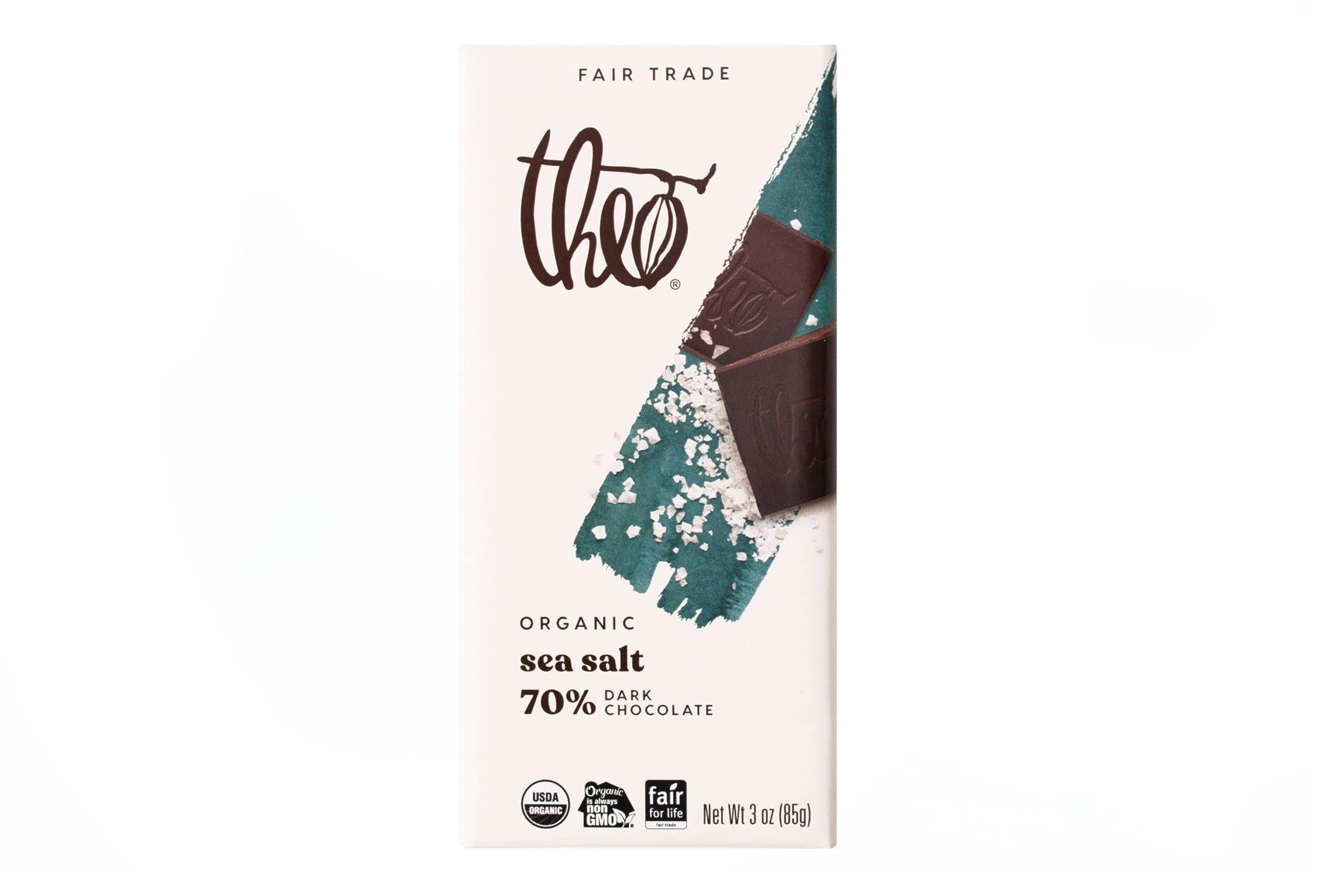 Theo Dark Chocolate Sea Salt Bar – REV